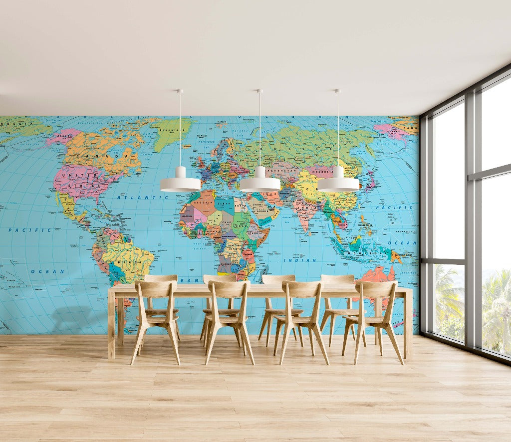 Atlas Wallpaper Mural Wallpaper Mural – Decor2Go Winnipeg